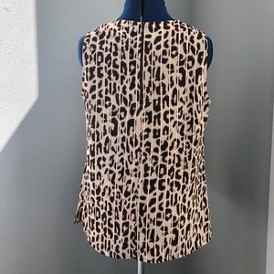 CAbi | Tops | Cabi Ginger Leopard Print Sleeveless Top | Poshmark